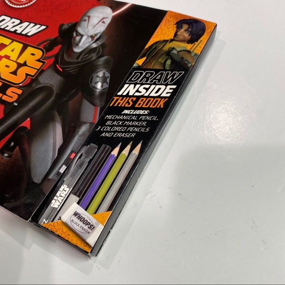 Star Wars | Toys | Draw Star Wars Draw In Book Art Missing Pencil ...
